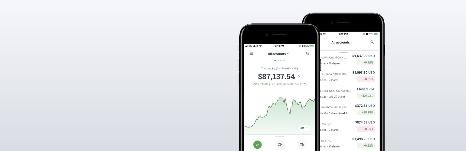 QuestMobile | App to Trade Stocks and ETFs | Questrade